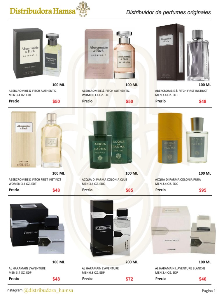 Catalogo HAMSA Febrero | PDF | Perfume | Artículos de tocador