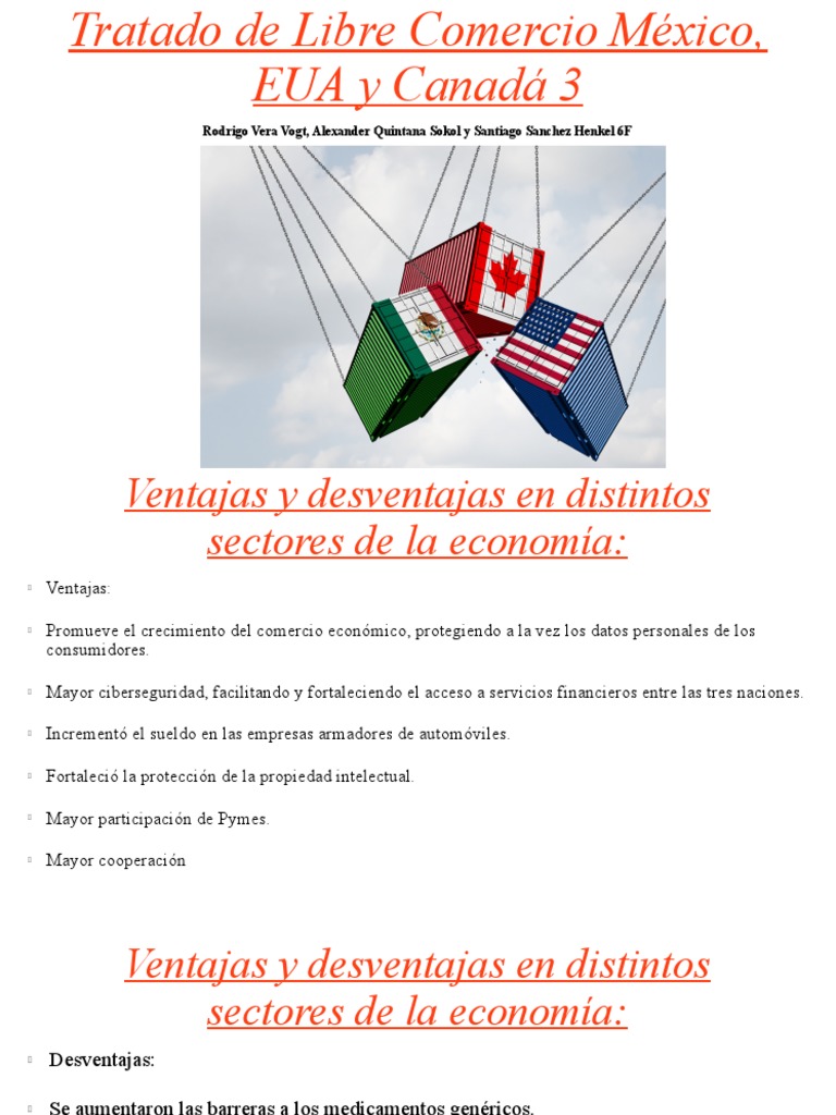 Tratado de Libre Comercio México, EUA y Canadá 3 Quintana, Vera y Sanchez Henkel 6F | PDF ...
