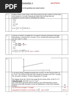 M1 Edexcel Solution Bank - All Combined | PDF | Acceleration | Kinematics