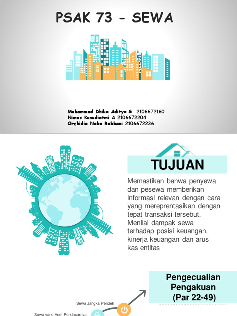 Klasifikasi dan Pencatatan Sewa PSAK 73 | PDF | Pengelolaan Keuangan ...