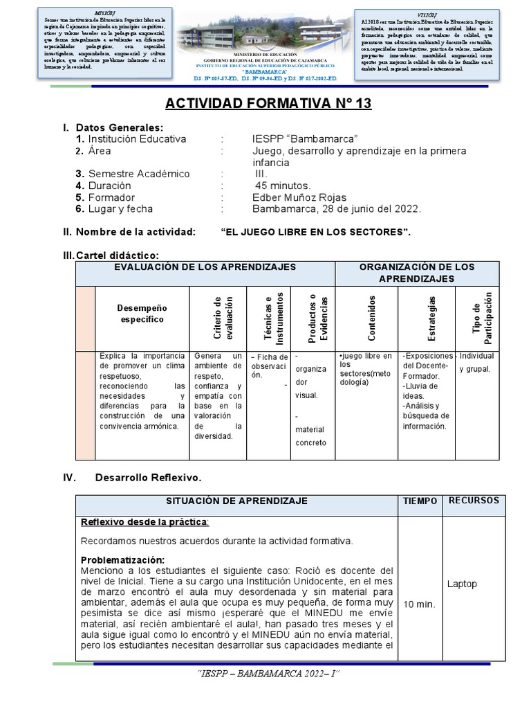 Juego Libre en Sectores Iniciales | PDF | Maestros | Educación más alta