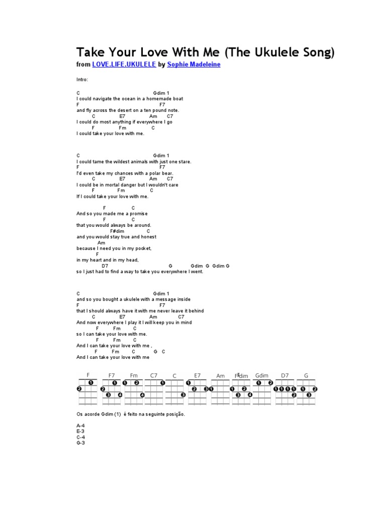 Ukulele Love Song for Romantics | PDF