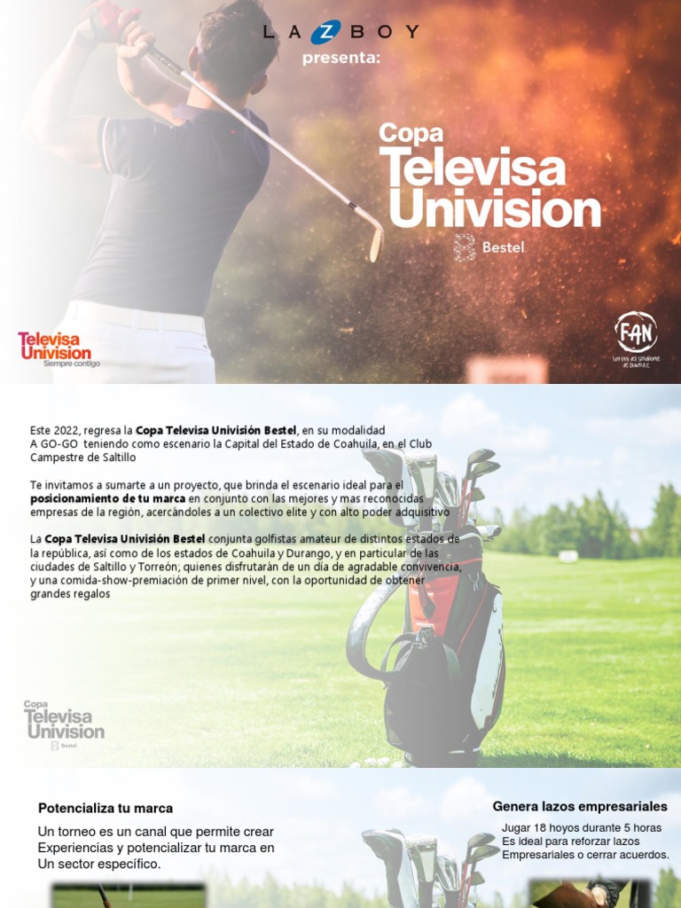 Televisa - Copa Televisa Univisión 2022 Actualizada | PDF | Comunicación | Periodismo
