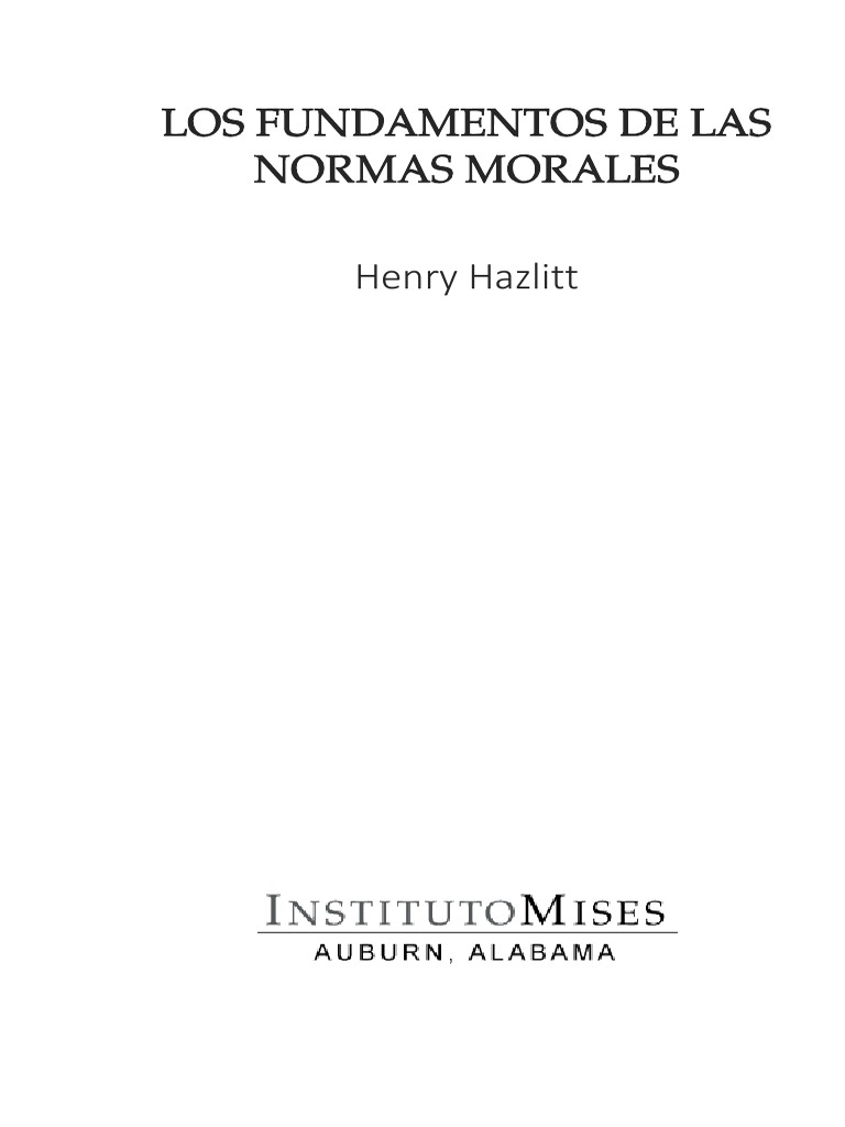 Los Fundamentos de Las Normas Morales | PDF | Moralidad | Utilitarismo