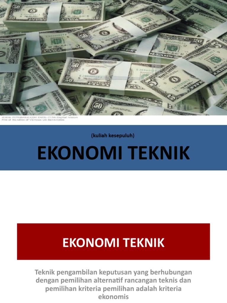 Ekonomi Teknik | PDF