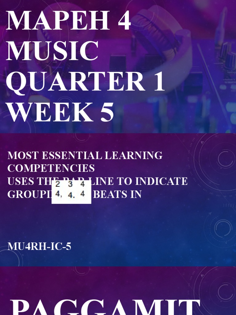 Mapeh 4 Music Q1 Week 5-6 | PDF