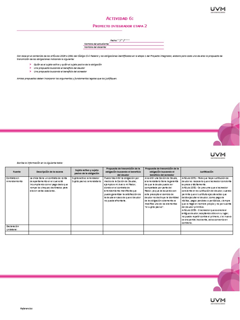U6 Proyecto Integrador E2 TO | PDF | Justicia | Crimen y violencia