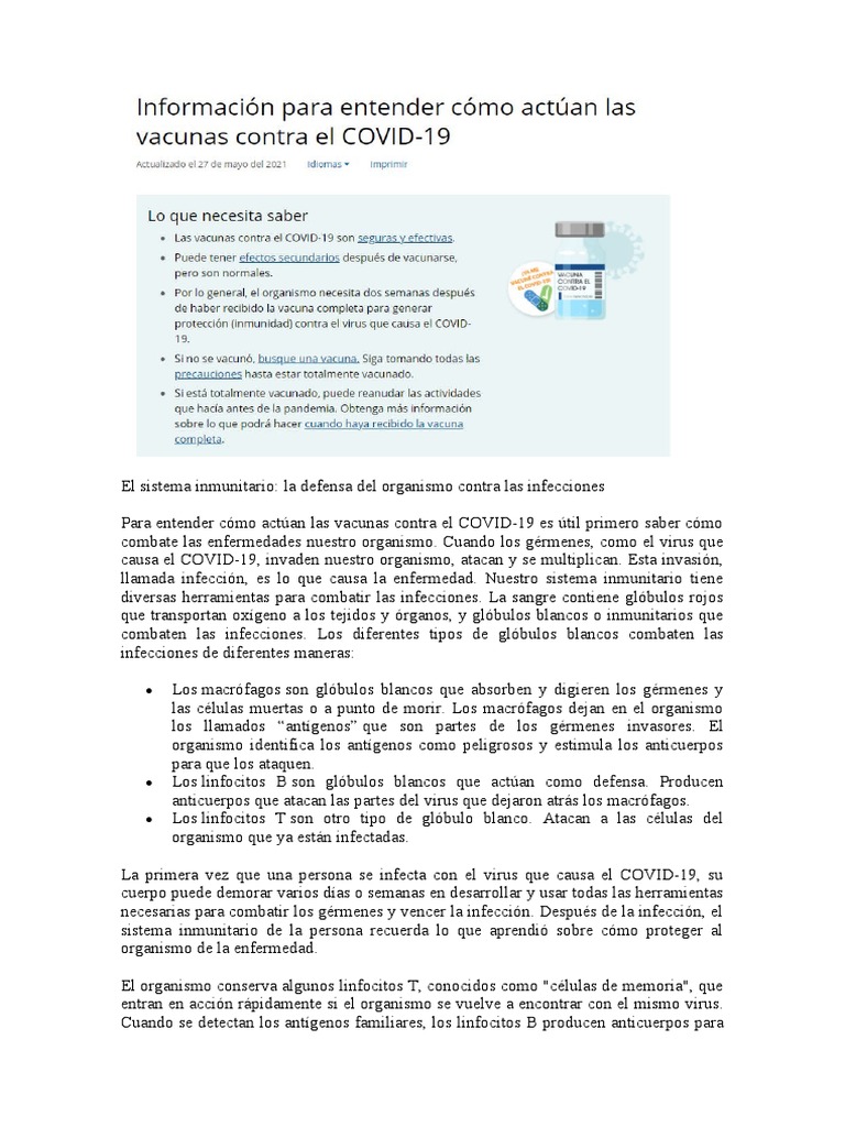 El sistema inmunitario: nuestra primera línea de defensa contra las ...