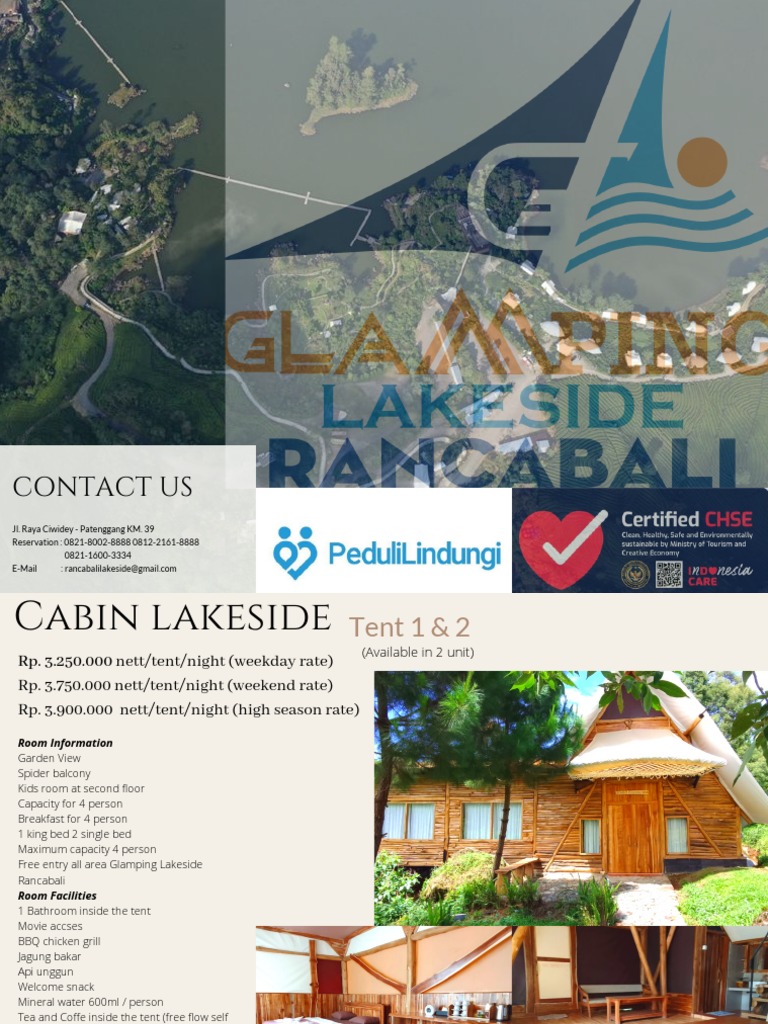 Glamping Lakeside Brochure | PDF | Architectural Design | Architecture