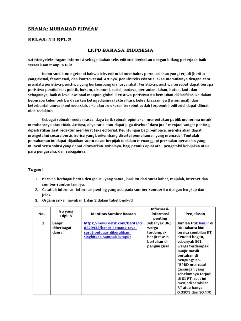 MUHAMAD RIDWAN XII RPL 2 - LKPD 4.4 Menyeleksi Ragam Informasi Sebagai ...