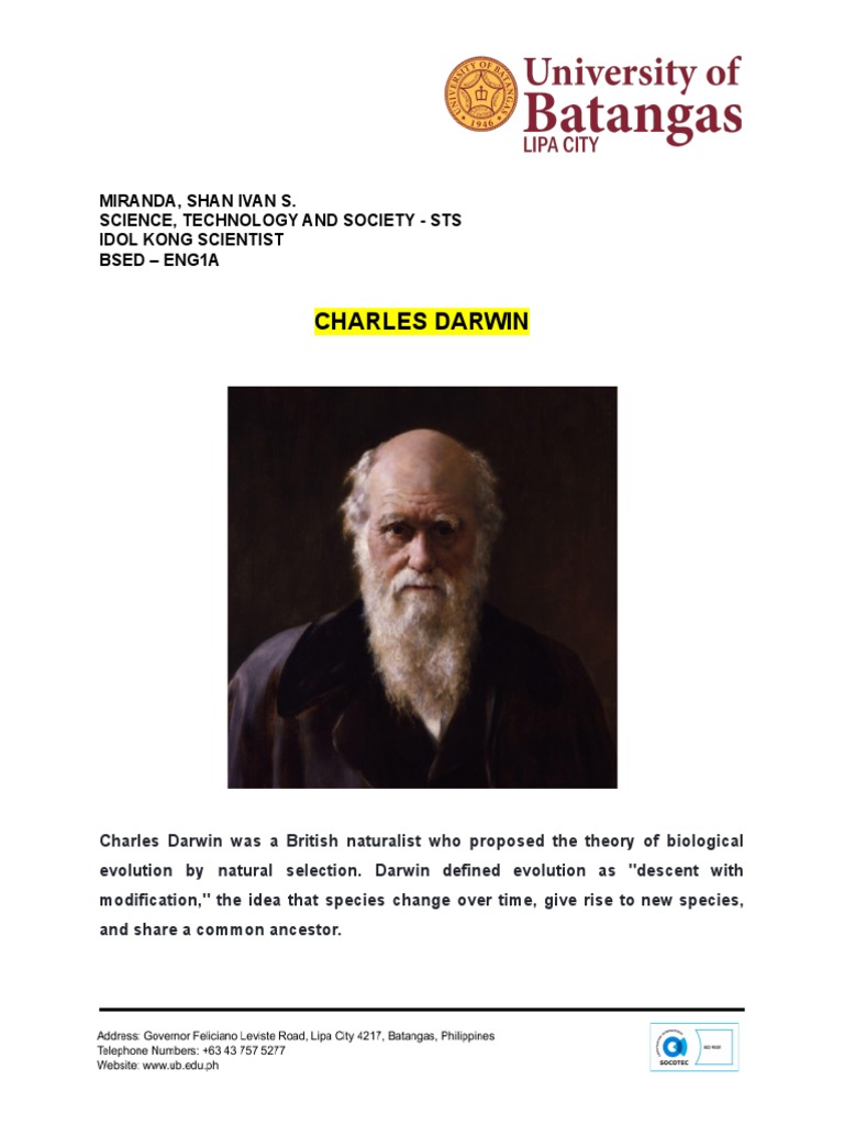 STS Idol Kong Scientist Miranda Shan Ivan Eng 1a | PDF | Natural ...