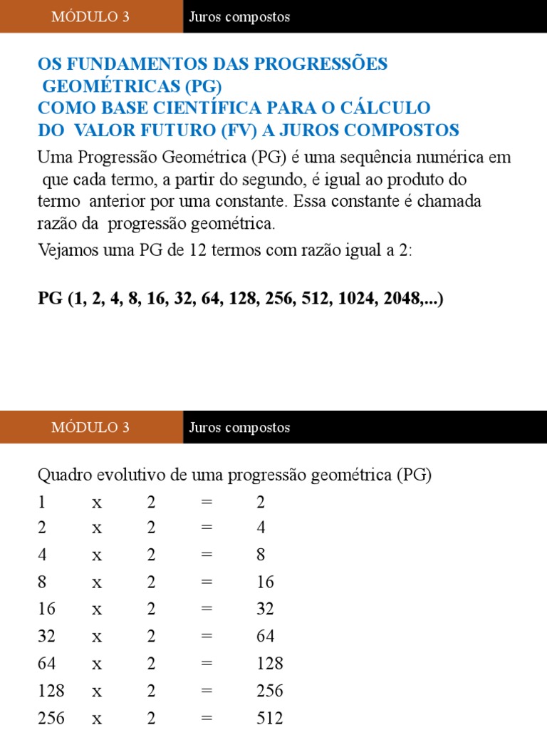 Modulo 03C Apitalizacao Composta | PDF | Juros | Dívida