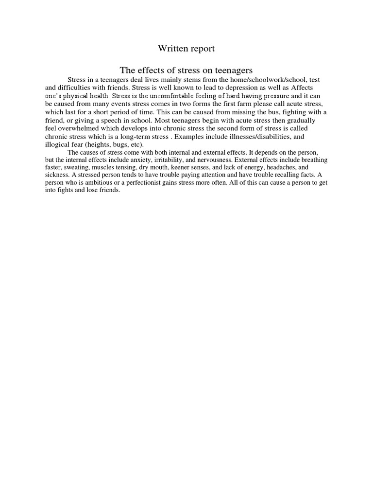 Written Report | PDF | Self-Improvement