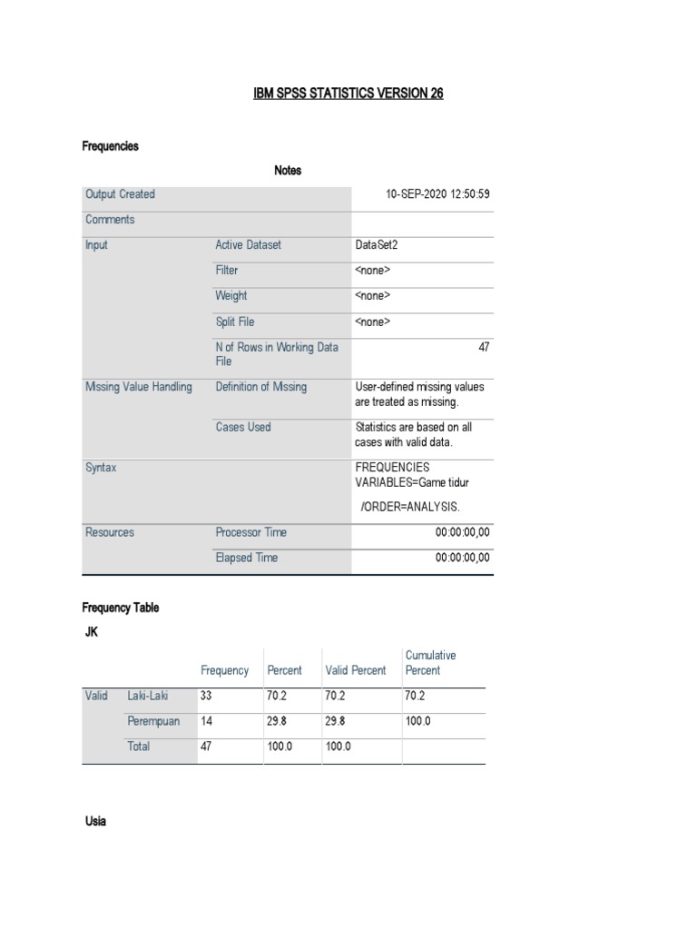 Ibm SPSS Statistics Version 26 | PDF | Skewness | Normal Distribution