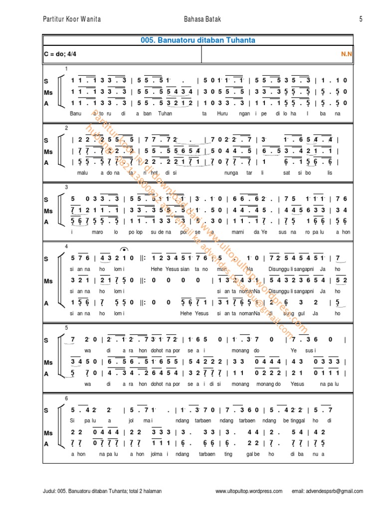 Banuatoru Ditaban Tuhanta | PDF