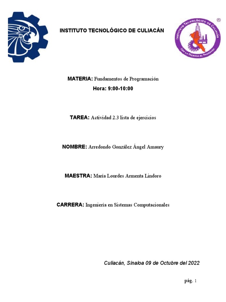 Tarea de Programacion Facil | PDF | Algoritmos | Triángulo