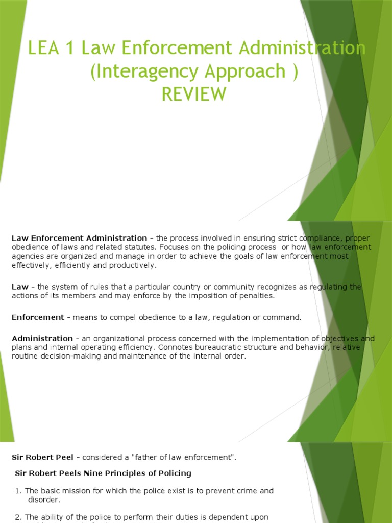 Lea 1 Reviewer | PDF | Police | Crimes