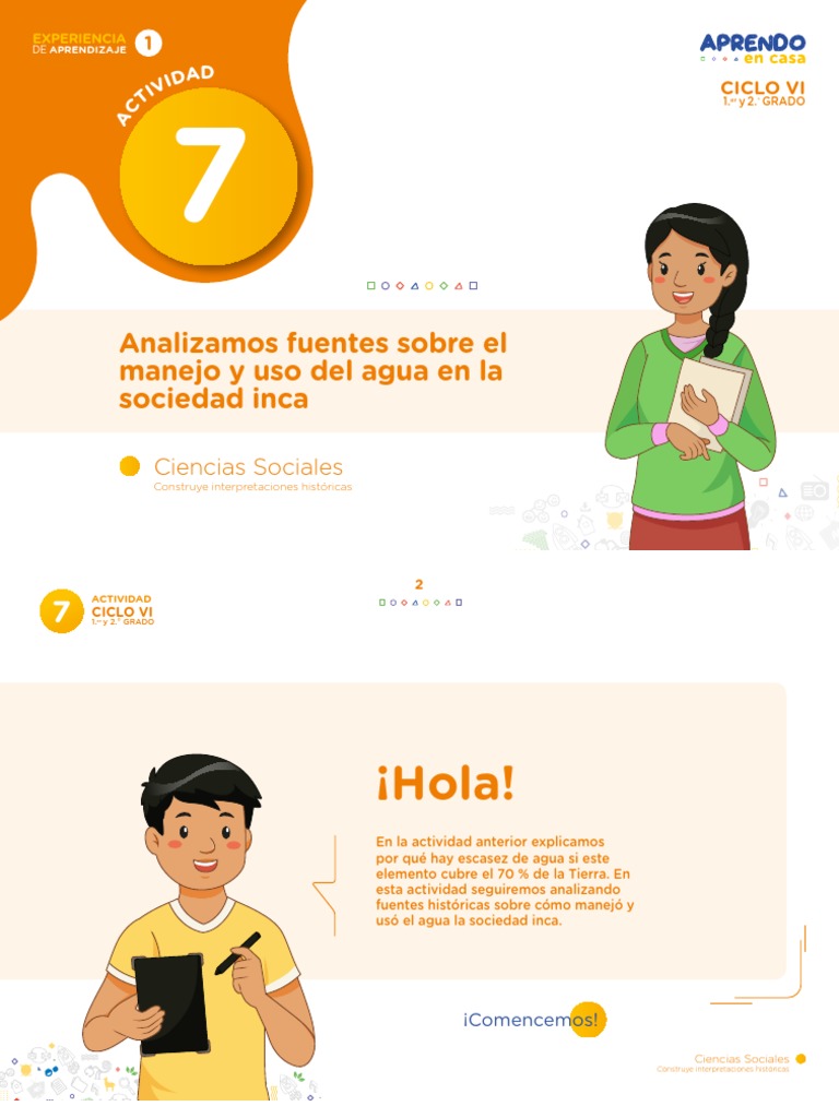 7 Analizamos Fuentes Sobre El Manejo y Uso Del Agua Por La Sociedad ...