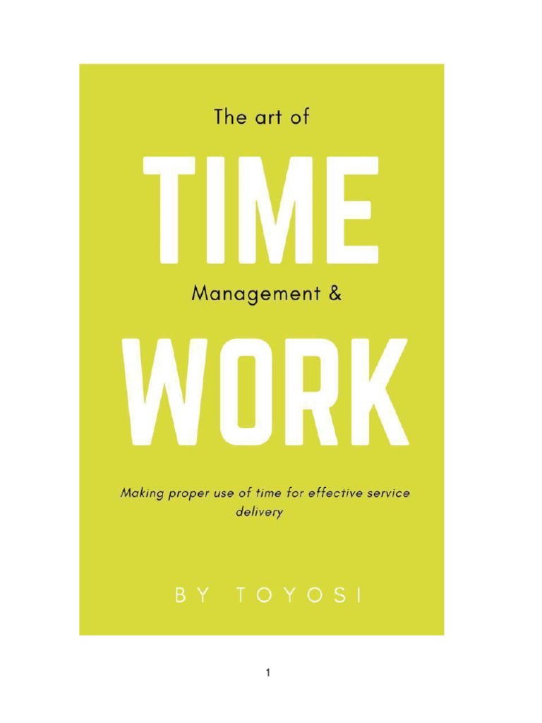 Time Management | PDF
