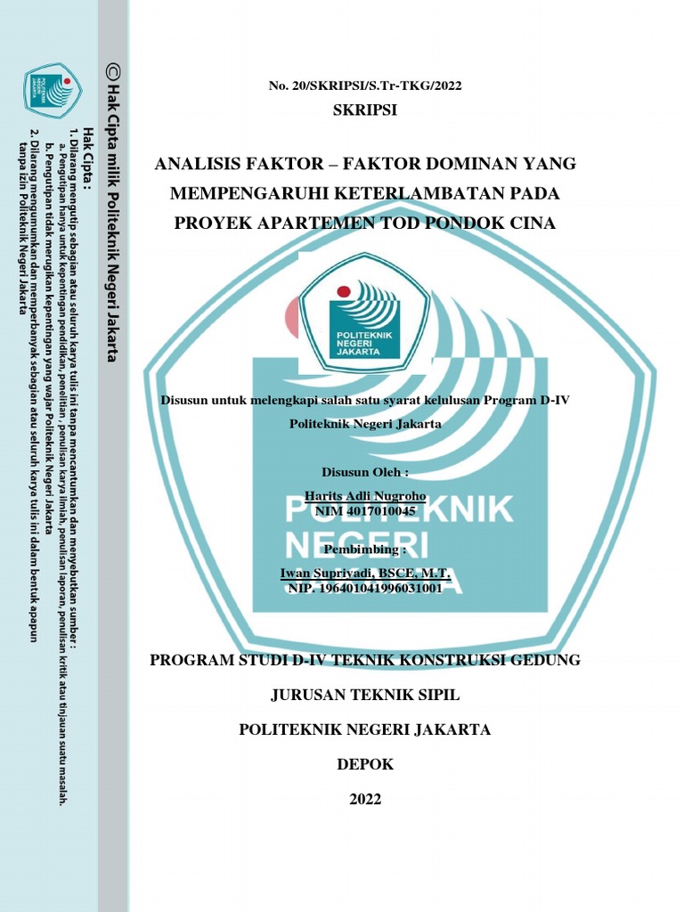 Faktor Dominan Keterlambatan Proyek | PDF | Bisnis | Seni
