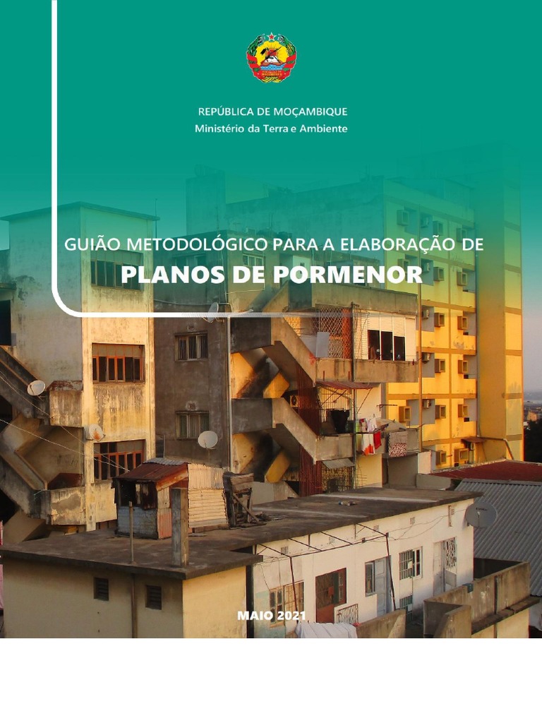 Guião Metodologico para Elaboração de Planos de Pormenor | PDF