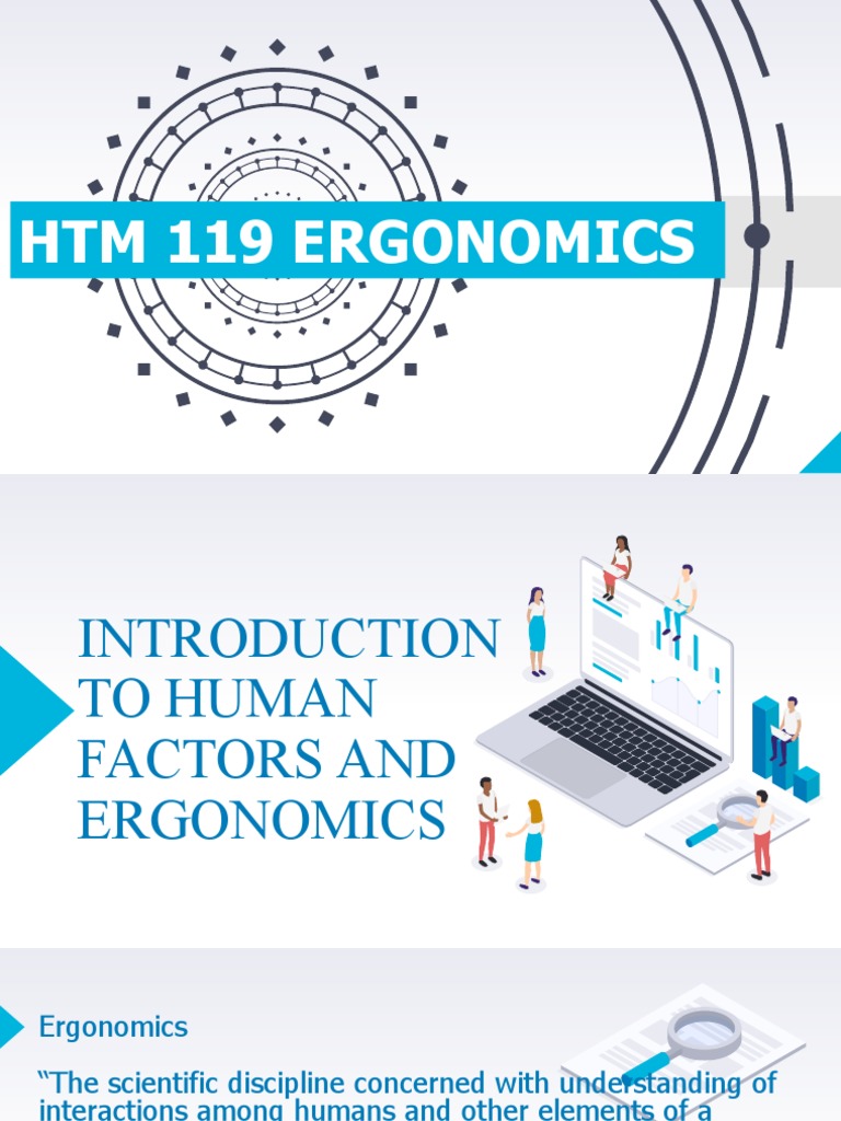 HTM 119 - Lecture 1 | Download Free PDF | Human Factors And Ergonomics