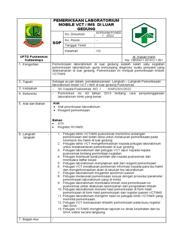 Sop VCT Luar Gedung | PDF