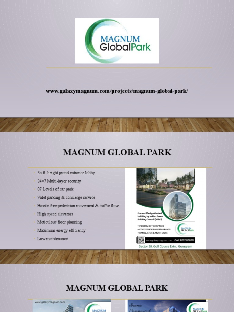 Magnum Global Park | PDF | Technology & Engineering