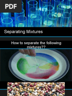 Mixture Separation Techniques | PDF | Filtration | Solubility