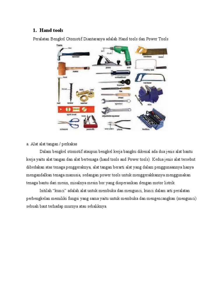 Hand Tools 1 | PDF