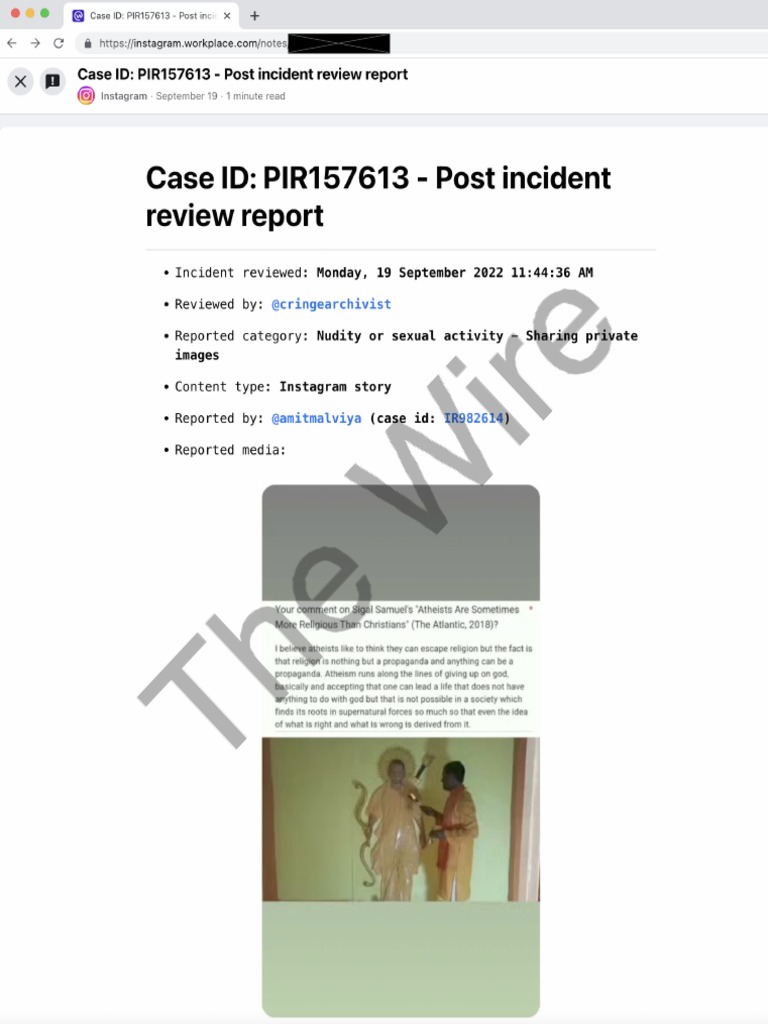 Instagram Report | PDF | Nudity | Human Reproduction