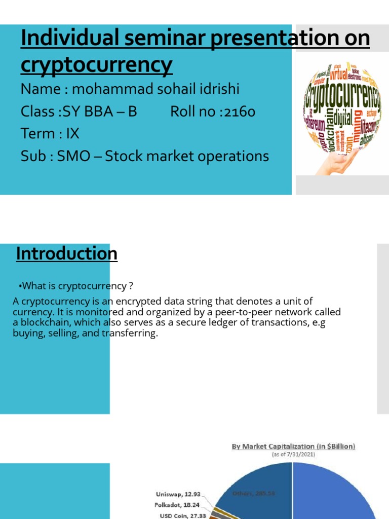Presentation On Cryptocurrency | PDF