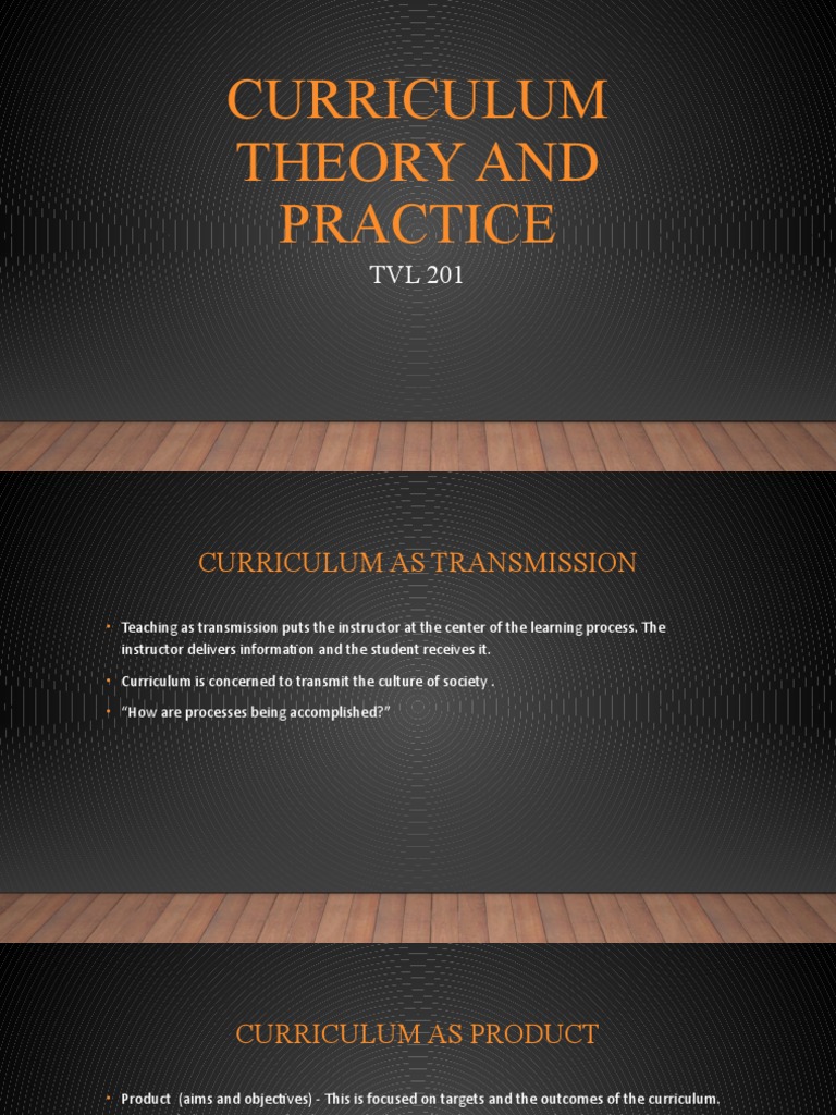 Curriculum Theory and Practice | PDF | Curriculum | Teaching Method