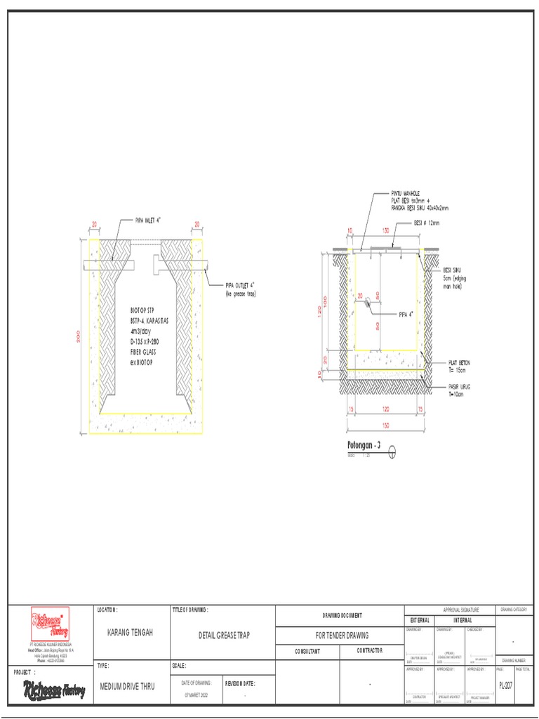 9.detail Grease Trap | PDF