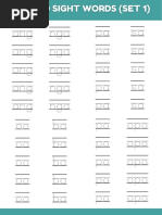 Basic Sight Words Grade 2 | PDF