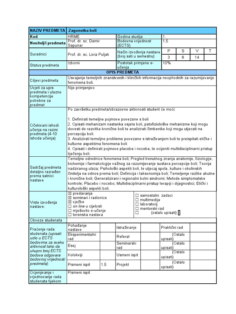 Zagonetka Boli | PDF