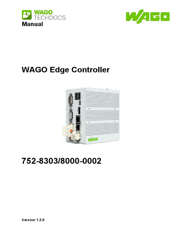 WAGO Edge Controller: Manual | PDF | Computer Network | Ip Address