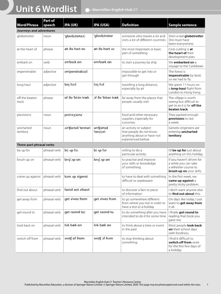 Unit 6 | PDF | Noun | Adjective