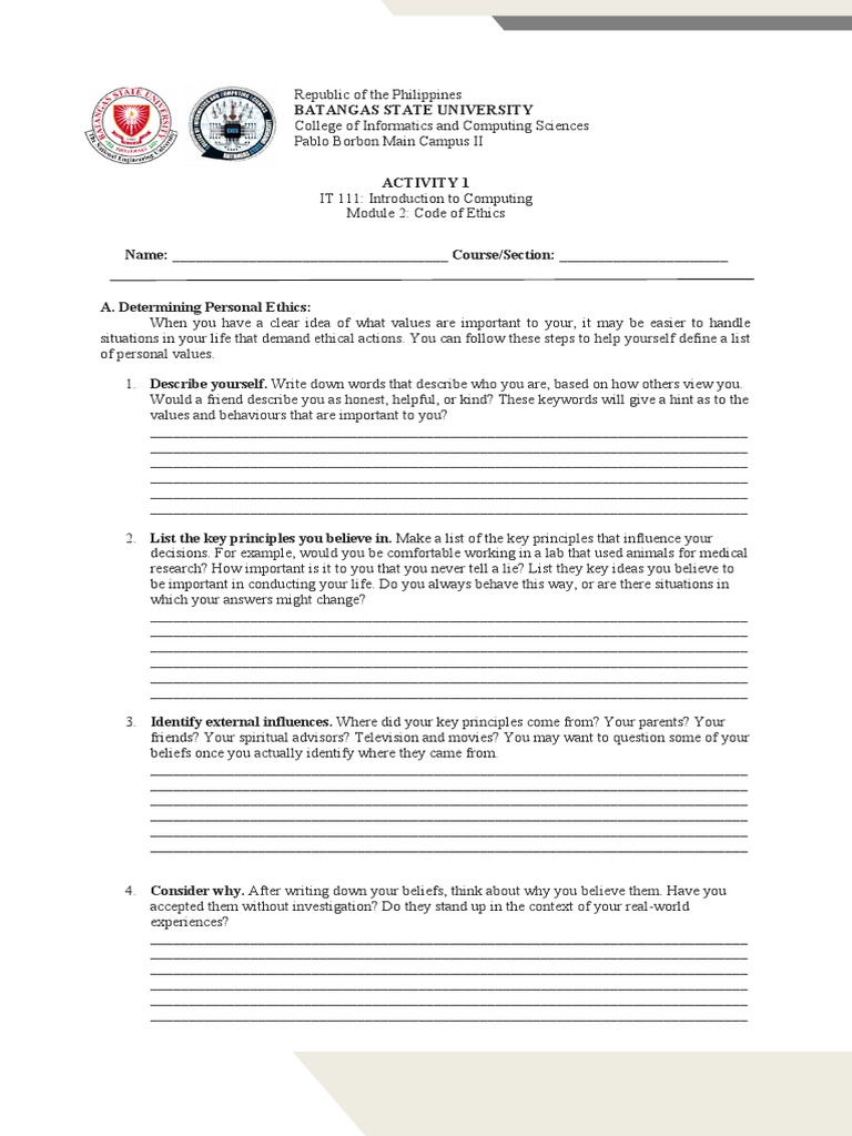 Activity 2 | PDF | Computer Programming | Computing