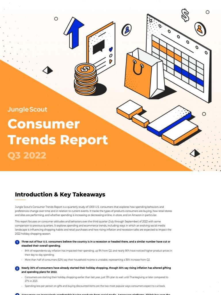 Jungle Scout Consumer Trends Report Q3 2022 | PDF | E Commerce | Social ...