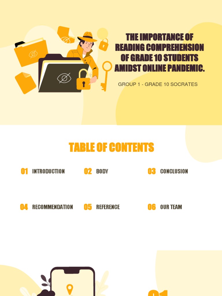 The Importance of Reading Comprehension of Grade 10 Students Amidst ...