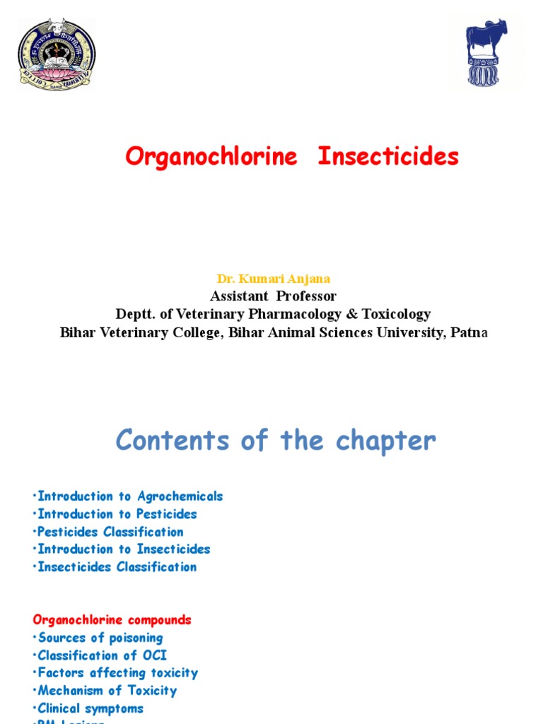 Organochlorine Insecticides Overview | PDF | Pesticide | Insecticide