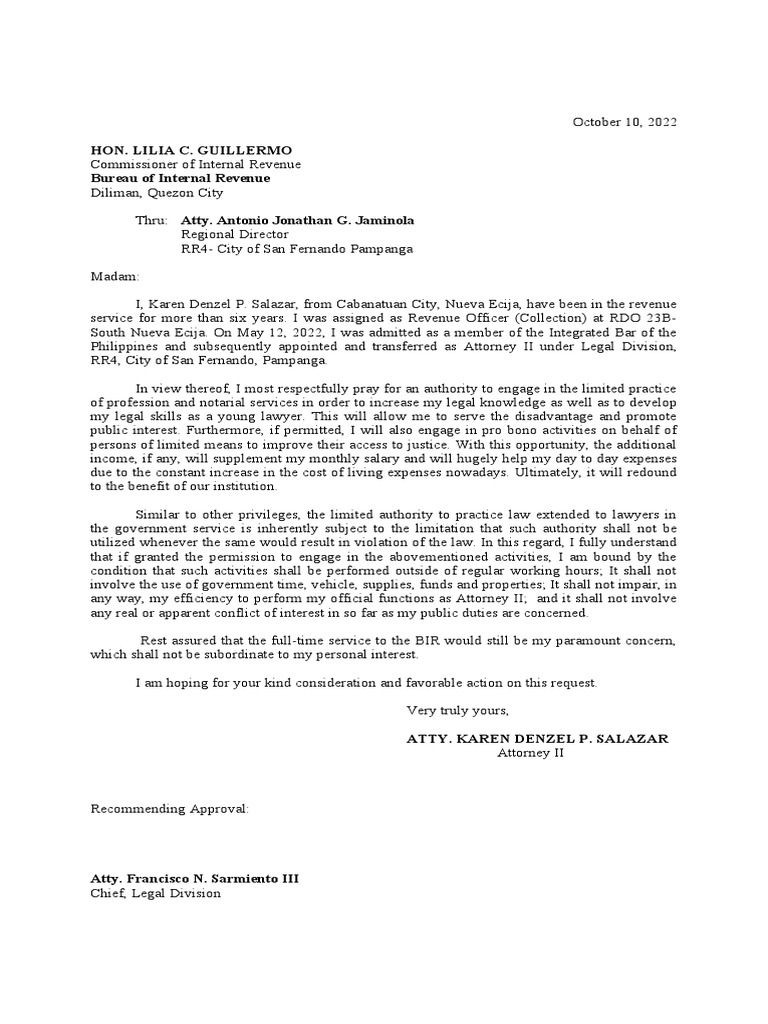 Template Permit To Practice | PDF