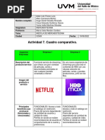Cuadro Comparativo | PDF | Netflix | Hbos