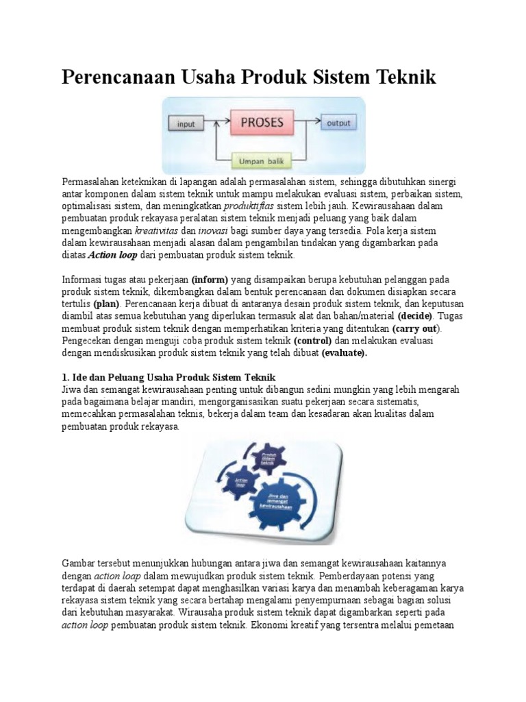 Wirausaha Produk Rekayasa Teknik | PDF