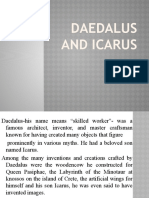 Daedalus and Icarus by Nick Pontikis | PDF | Minotaur | Theseus