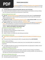 Components of PHC 2 | PDF | World Health Organization | Health Care