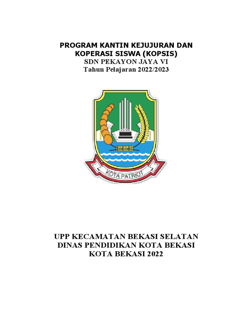 Program Kantin Kejujuran | PDF Program Kantin Kejujuran | PDF
