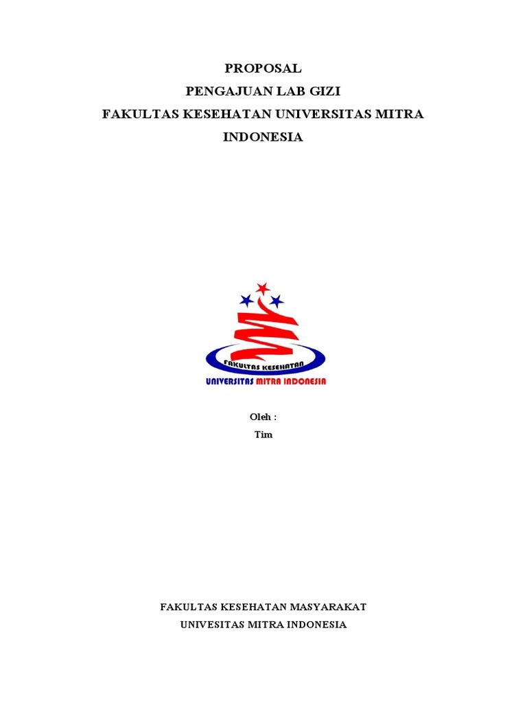 Proposal Pengajuan Lab Gizi 2 | PDF | Sains & Matematika