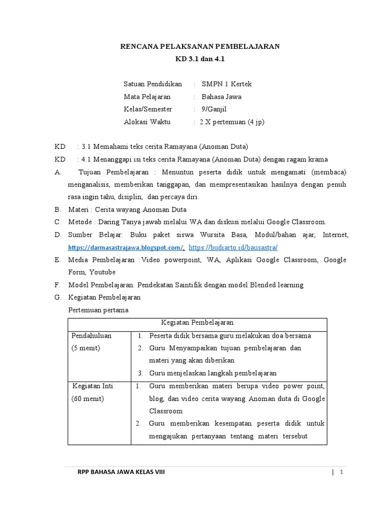 RPP kl9 - gsl-3.1-4.1 | PDF
